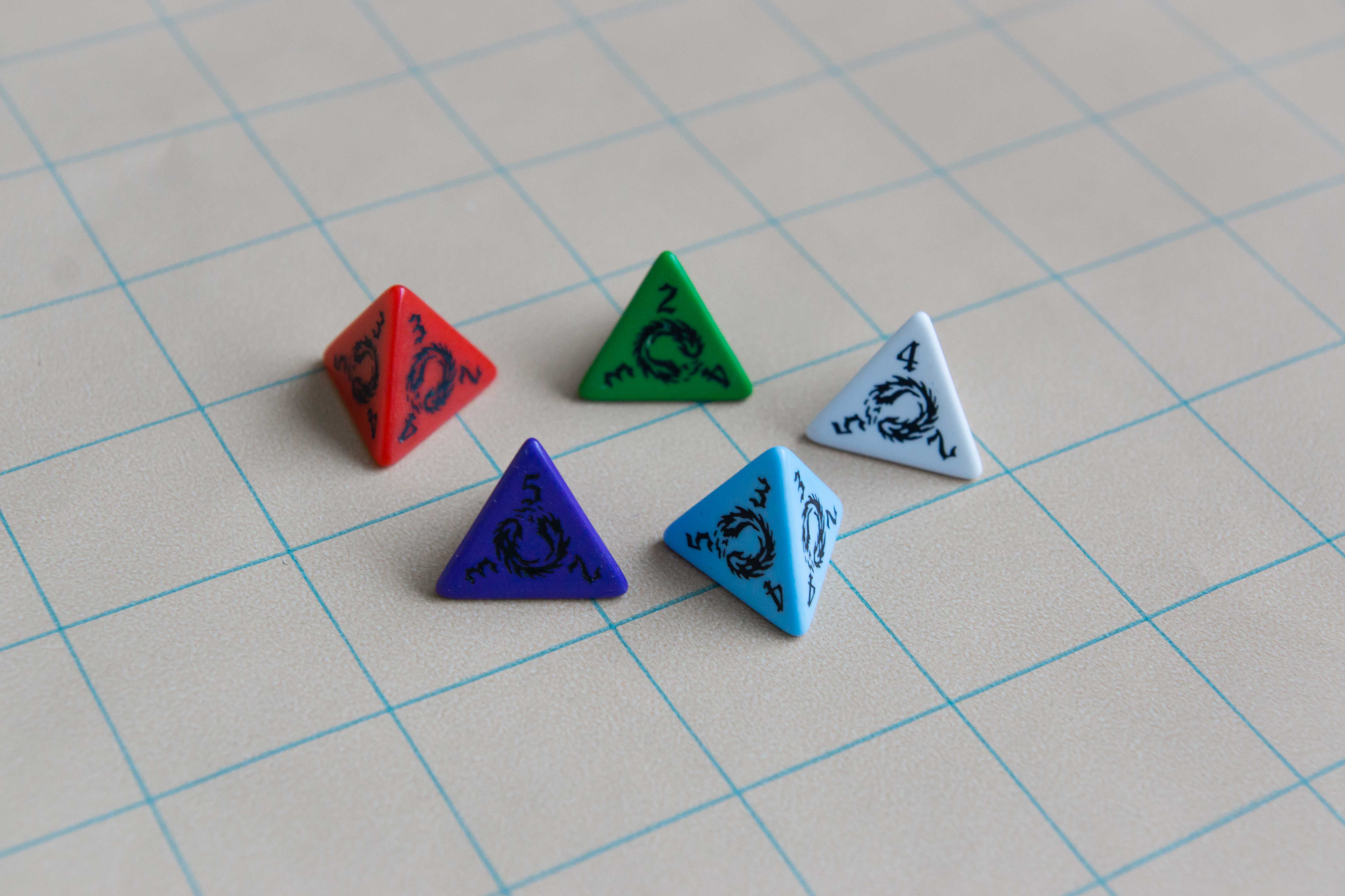 Games & Puzzles Dice & Tile Games Spherical Blue Mist/Gold Magic ...