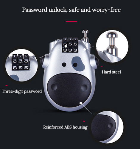Portable Anti-Theft Digit Lock | Shopenzer, Inc.