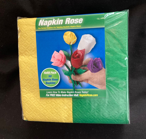 Yellow Napkin Rose Pack | cresey
