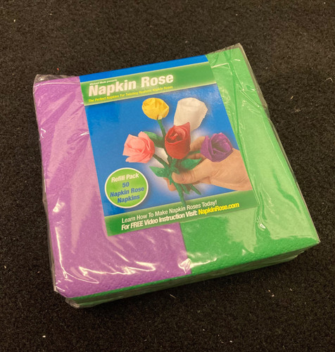 Purple Napkin Rose Pack | cresey