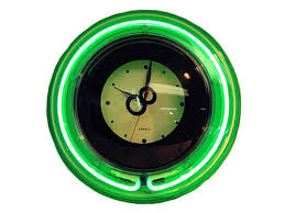 NEON 8 BALL CLOCK | Capitol Billiards