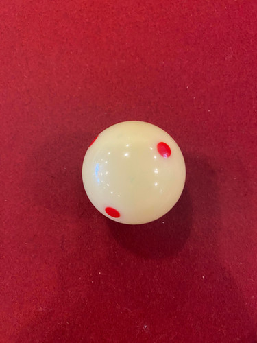 Red Spotted Cue Ball | Capitol Billiards