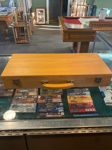 Wooden Poker Chip Box Set | Capitol Billiards