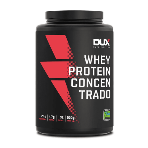 Whey Protein Concentrado Morango 900g Dux Nutrition | Garage Suplementos