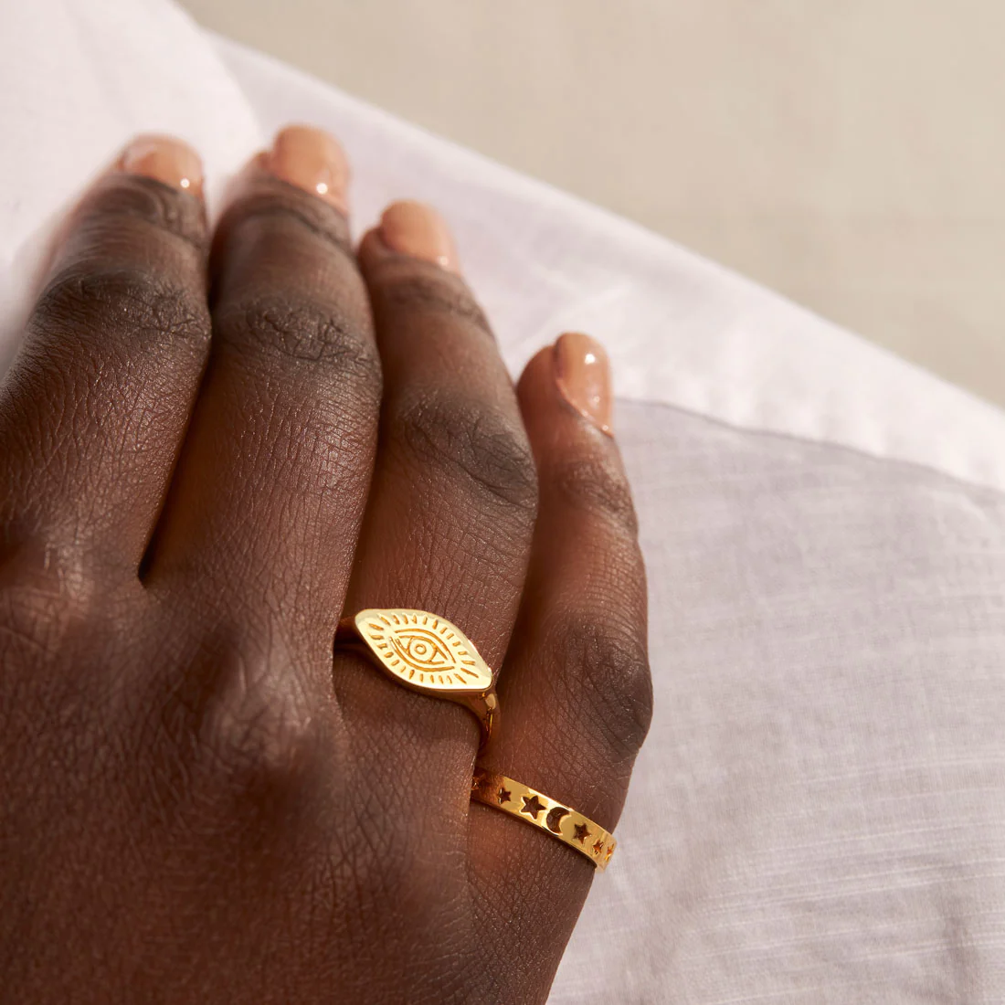 MIDSUMMER STAR | All Seeing Eye Ring | Gold | mysite