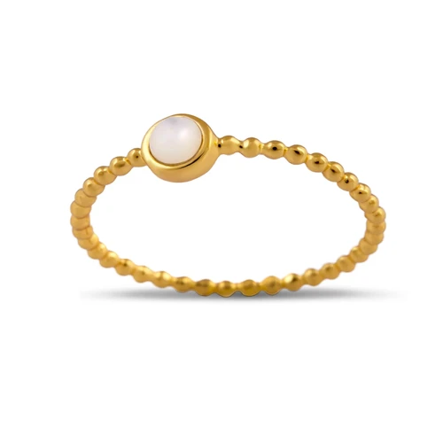 MIDSUMMER STAR | Halo Shell Ring | Gold | mysite