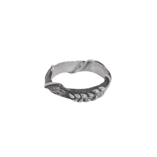 Wrapped in Wheat | Nature-Inspired Wheat Ring | SilkAndSilver