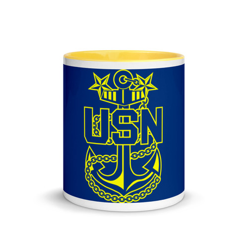 US Navy Master Chief Petty Officer Coffee Mug | Warhorse Supply Co.