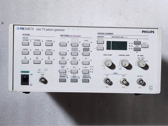 PHILIPS PM5418TX Color TV Pattern Generator | rescience