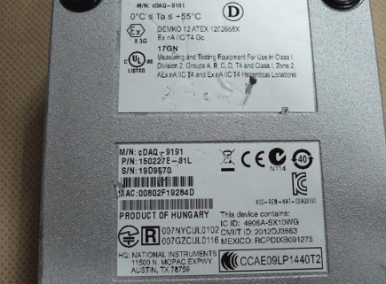 National Instruments CompactDAQ Chassis | rescience