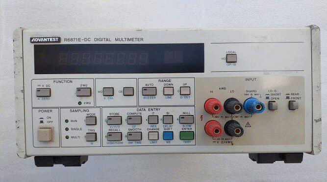 ADVANTEST R6871E-DC Digital Multimeter | rescience