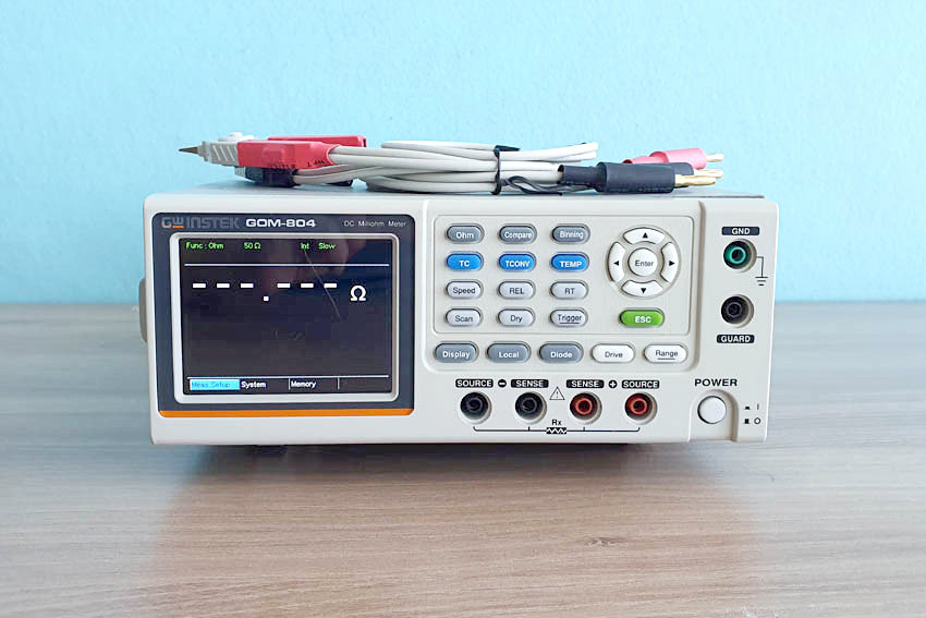 GW Instek GOM-804 DC Milliohm Meter | rescience