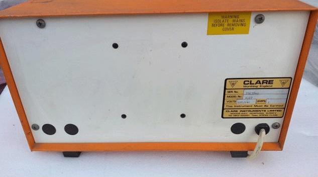 CLARE A217 Earth Bond Tester | rescience