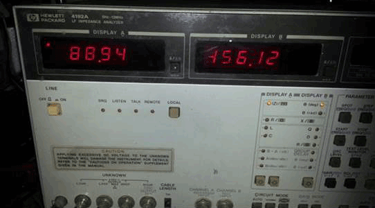 HP 4192A 5HZ-13MHZ LF Impedance Analyzer | rescience