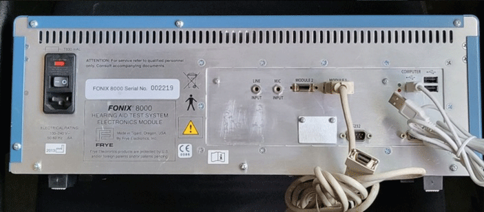 Frye Electronics FONIX 8000 Hearing Aid Test System | rescience