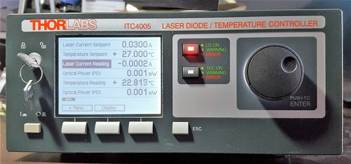 Thorlabs ITC4005 LASER DIODE TEMPERATURE CONTROLLER | rescience