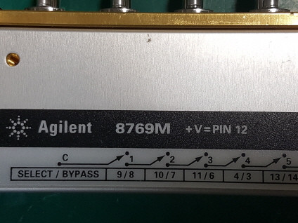 Agilent 8769M RF-MULTIPORT COAXIAL SWITCH DC to50GHZ SP6T | rescience