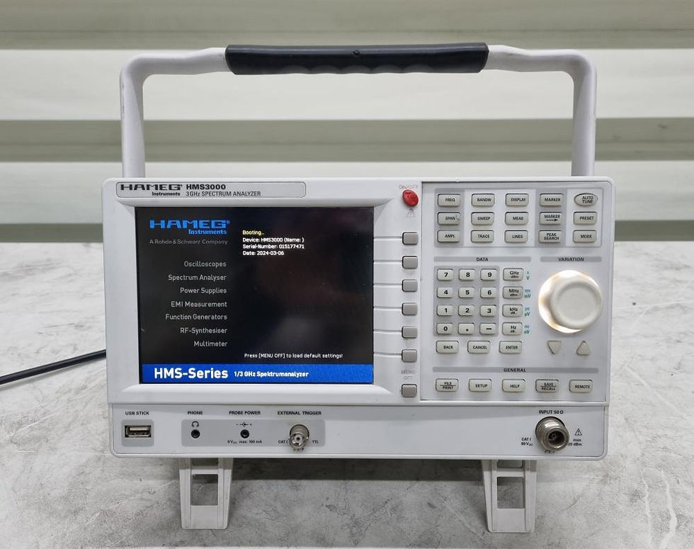 HAMEG HMS3000 3GHz Spectrum Analyzer | rescience