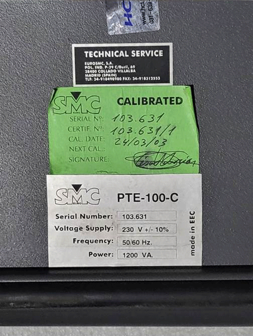 SMC PTE-100-C Secondary Current Injection Test System | rescience