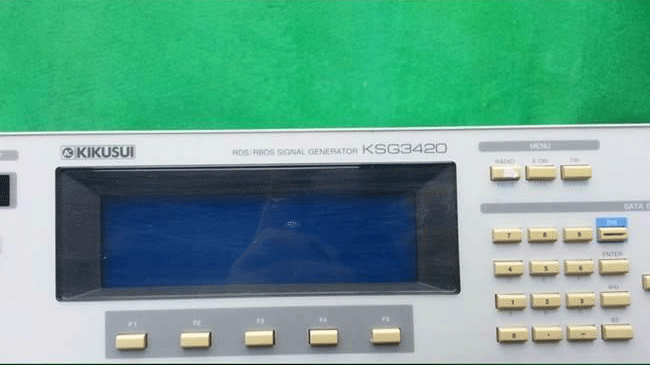 Kikusui KSG-3420 RDS/RBDS Signal Generator | rescience