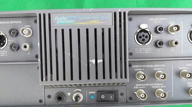 Audio Precision SYSTEM TWO-2222 + DSP analog domain test set | rescience