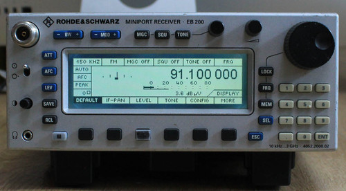 Rohde & Schwarz EB-200 Miniport Portable monitoring receiver | rescience
