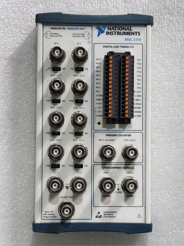 National Instruments BNC-2110 Shielded Connector Block | rescience