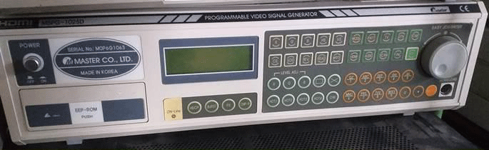 MASTER MSPG-1025D Programmable Video Signal Generator | rescience