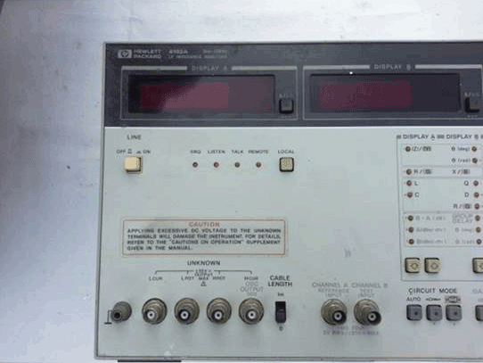 HP 4192A 5HZ-13MHZ LF Impedance Analyzer | rescience