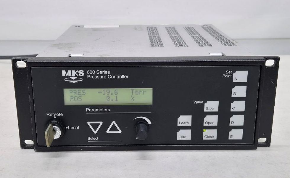 MKS 600 Series Pressure Controller | rescience