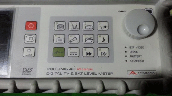 PROMAX PROLINK-4C Premium Digital TV & SAT Level Meter | rescience