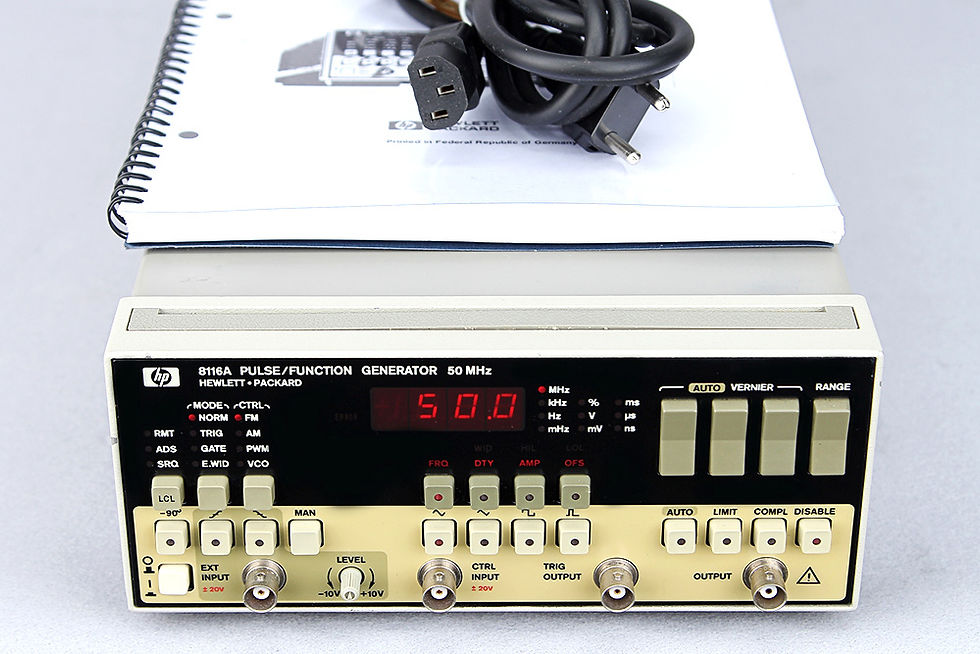 HP 8116A Pulse/Function Generator | rescience