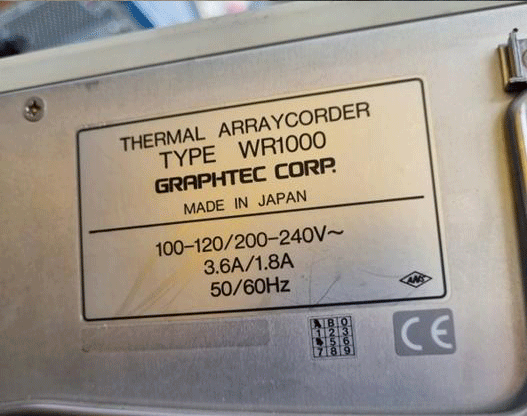 GRAPHTEC WR1000 Thermal Array Corder | rescience
