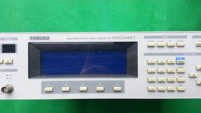 Kikusui KSG3421 RDS/RBDS Stereo Signal Generator | rescience