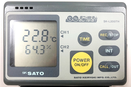 Sato SK-L200TH Humidity & Temperature Data Logger | rescience