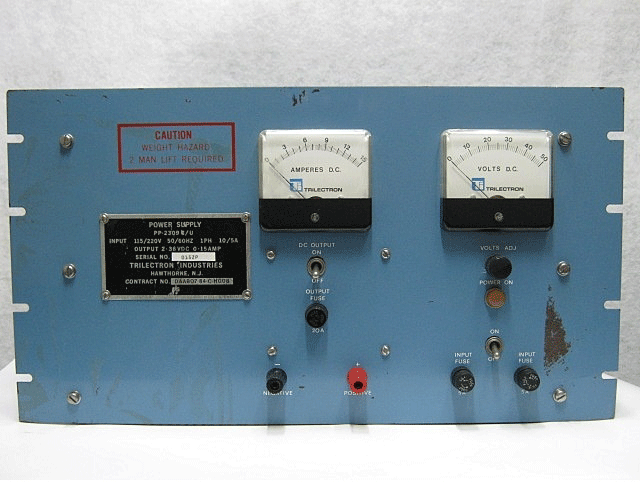 TRILECTRON INDUSTRIES, POWER SUPPLY | rescience