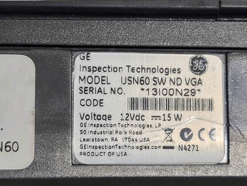 GE USN 60 SW ND VGA Ultrasonic Flaw Detector | rescience