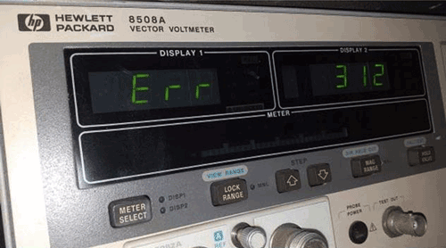 HP 8508A Vector Voltmeter | rescience