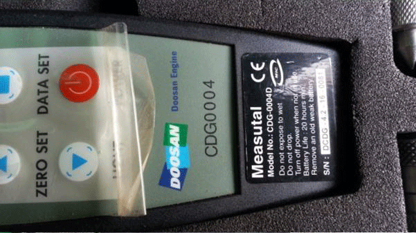 Doosan CDG-0004D Digital Type Deflection Gauge For Crankshaft | rescience