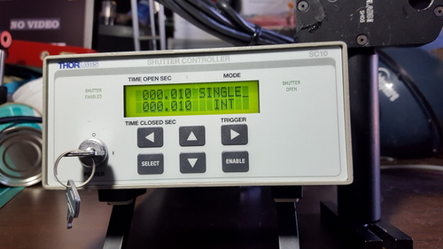 Thorlabs SC10 shutter controller Sh05 Optical Beam Shutter | rescience