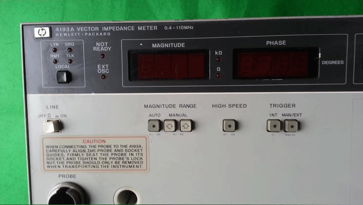 HP 4193A Vector Impedance Meter | rescience