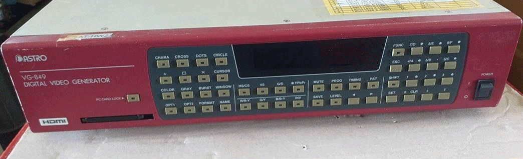 ASTRO VG-849 Digital Video Generator | rescience