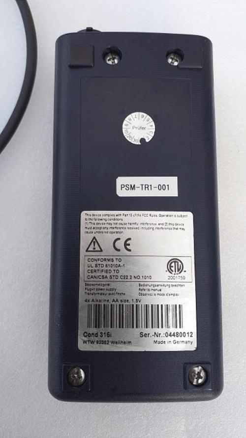 WTW Cond 351i Conductivity Meter | rescience