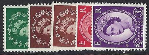 SG542a-545 Edward watermark sideways set u/m | ArunStamps