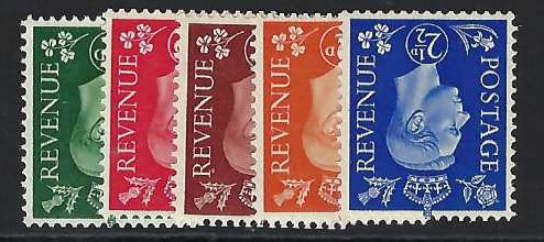 SG462wi/466wi 1937 set inverted watermark u/m | ArunStamps