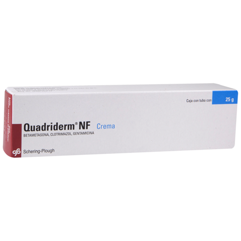 Quadriderm NF cream tube 15gr (Betametasone/Clotrimazole/Gentamicine ...