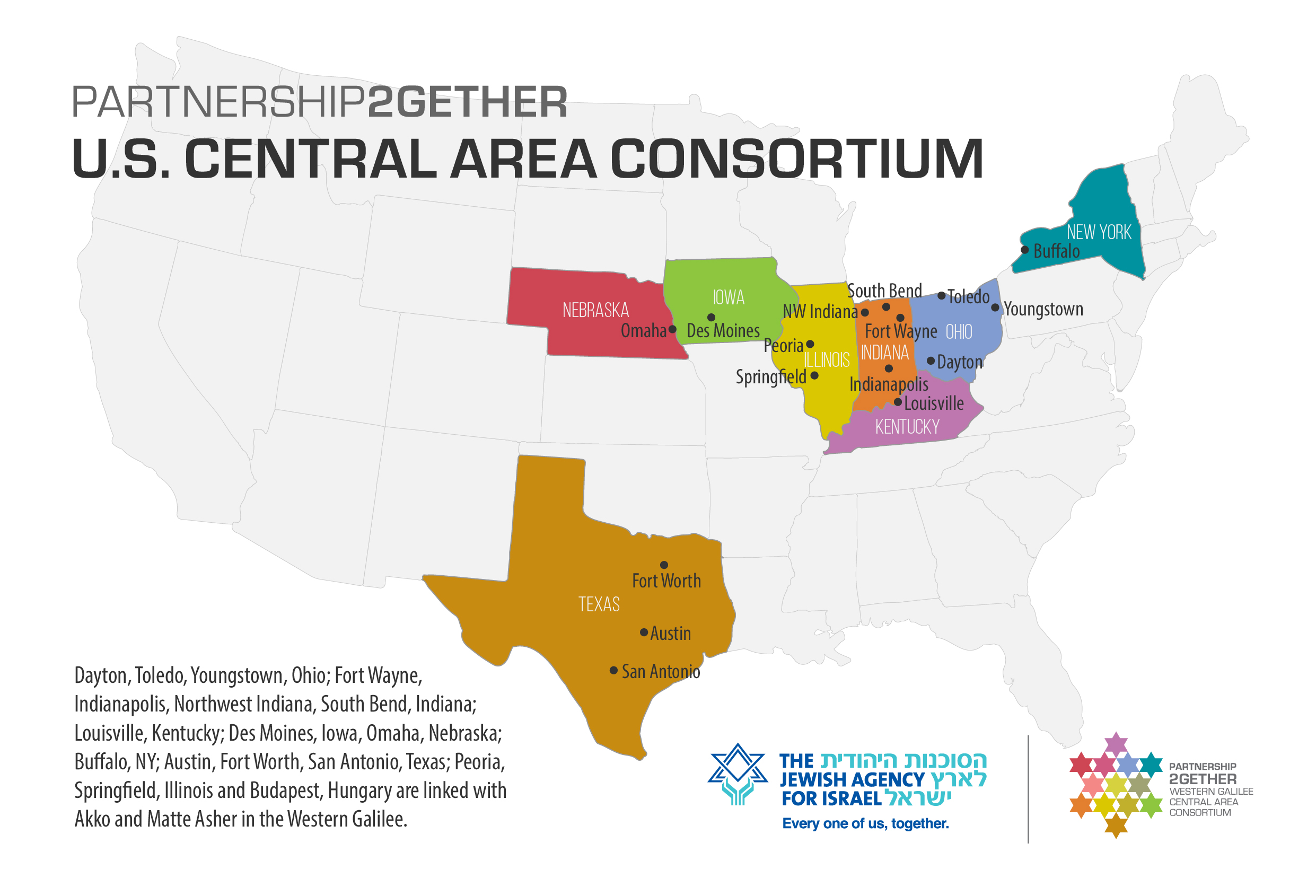 Map of USA Communities