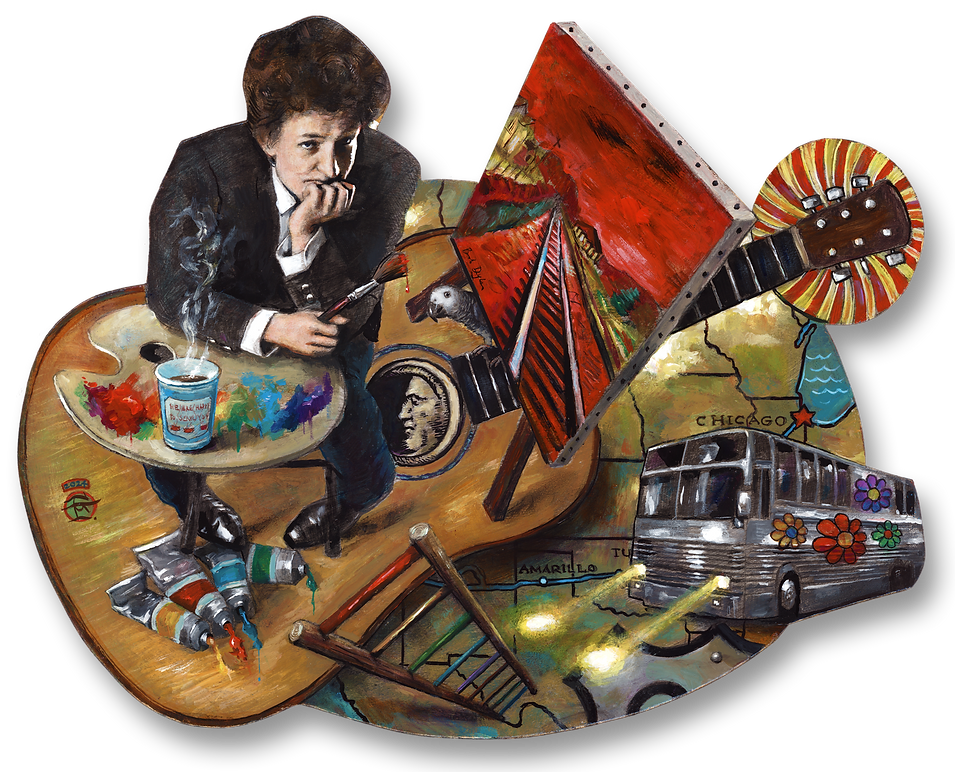 Bob Dylan, Painter | Philip Gladstone Studio