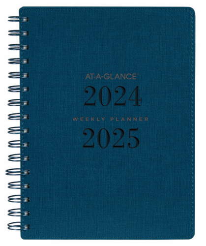 AT-A-GLANCE® SIGNATURE FINANCIAL YEAR DIARY A5 WTV 2024/2025 | McCarthy ...