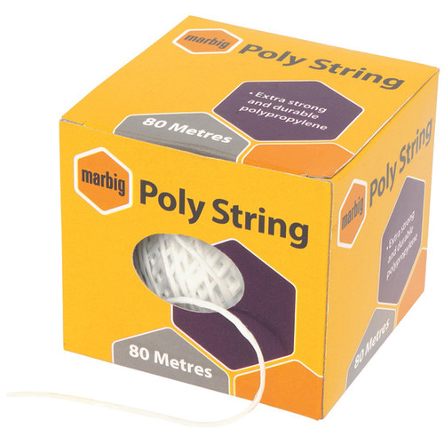 MARBIG® POLY STRING 80M POLY 80M WHITE | McCarthy Brands NZ